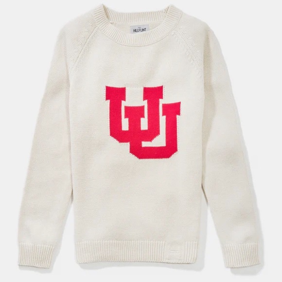 Hillflint | Sweaters | Hillflint University Of Utah Collage Letter ...